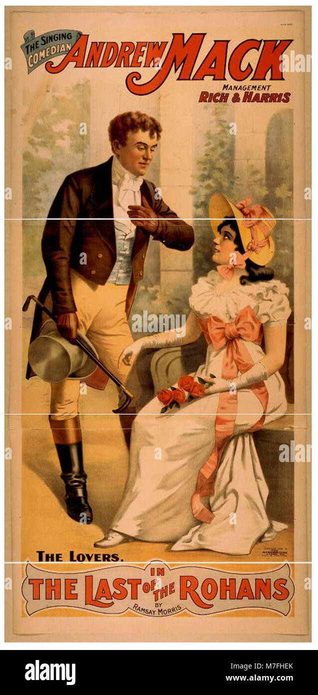 Andrew Mack, a well-known singing comedian, is seen in a production of ...