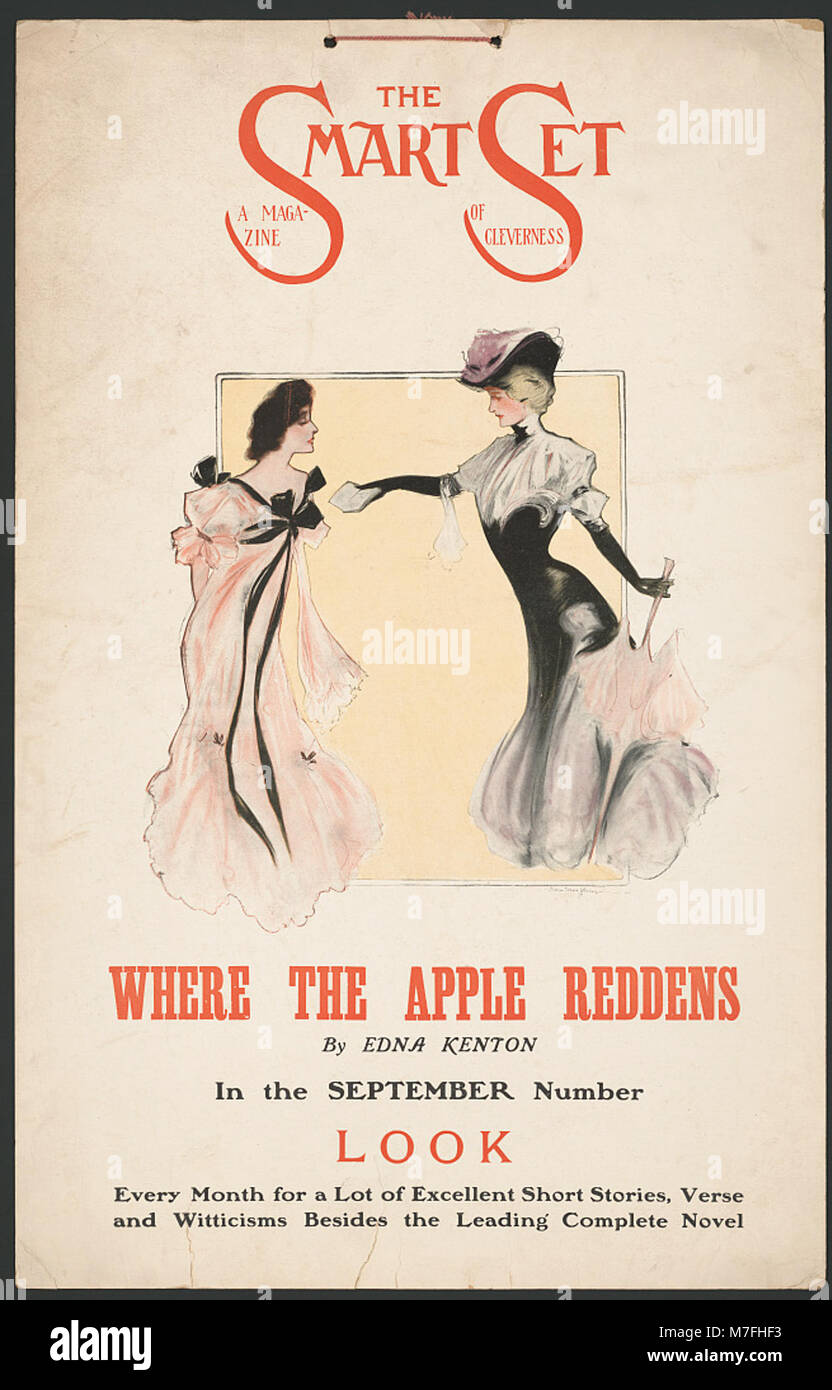 A cover of The Smart Set magazine, showcasing its wit and editorial ...