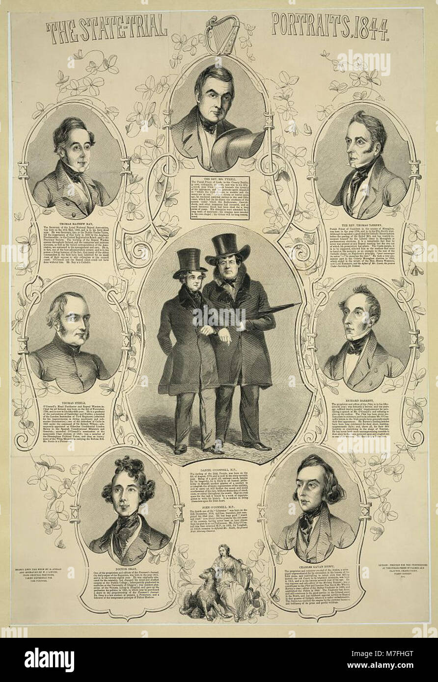 The state-trial portraits from 1844 depict key figures from important ...
