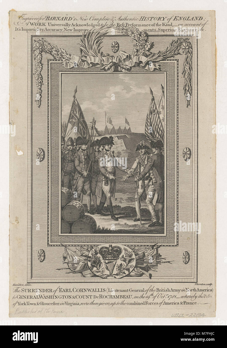 This historic moment captures the surrender of British Lieutenant ...