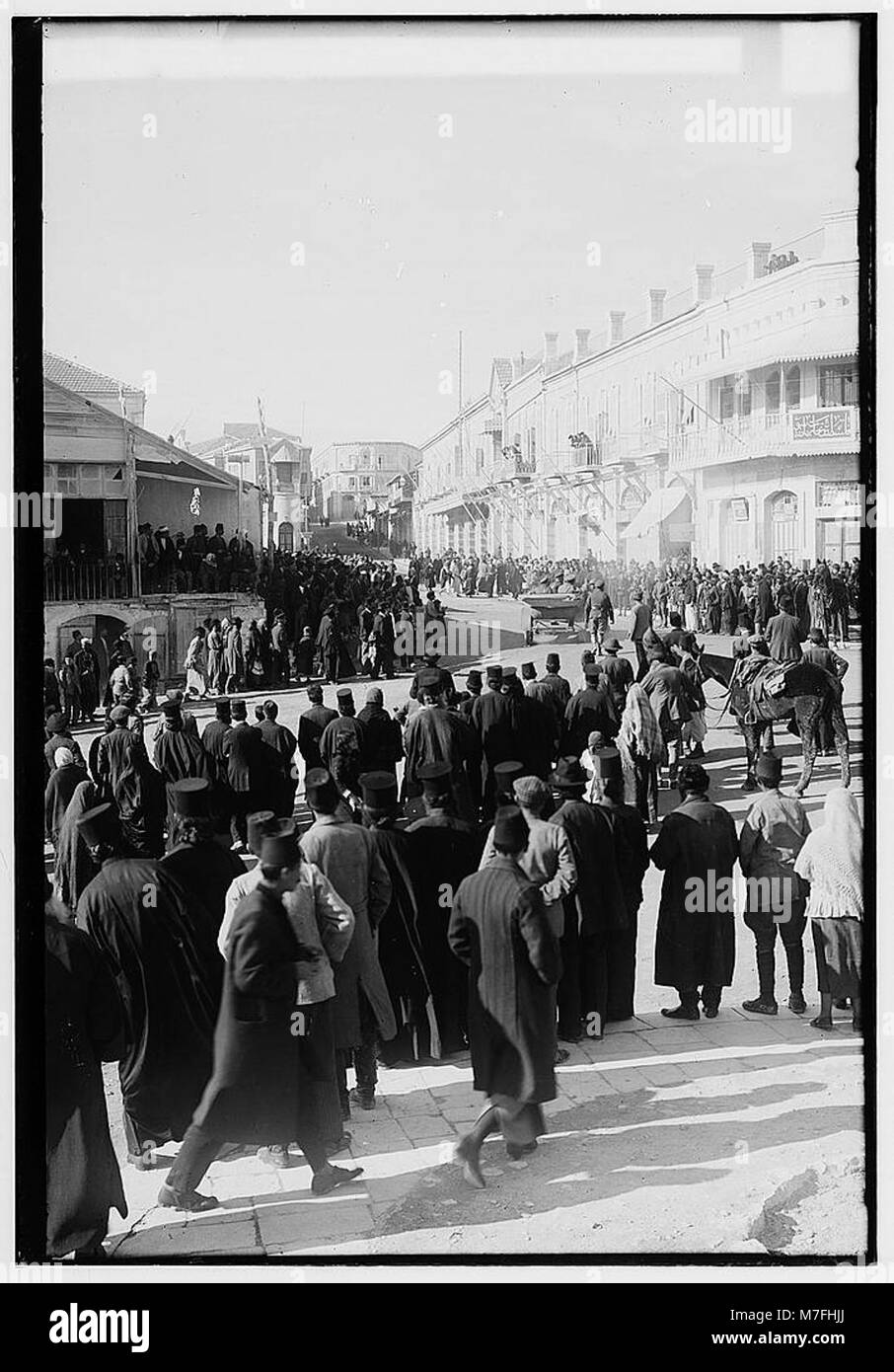 This photograph captures the historic moment on December 9, 1917, when ...