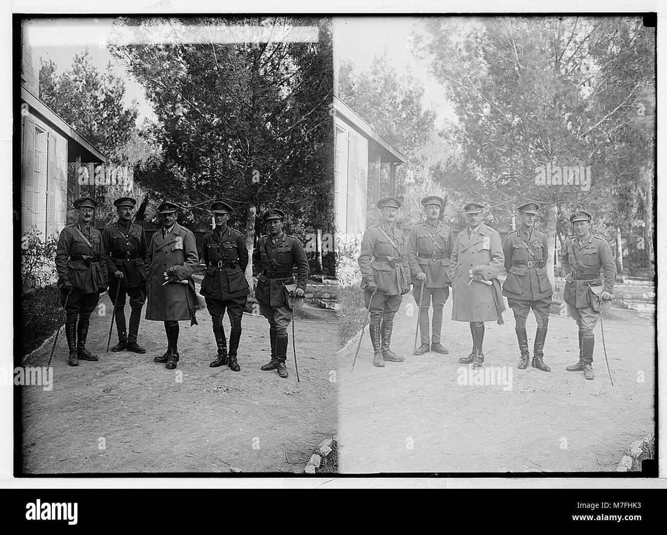 Photograph documenting the surrender of Jerusalem to British forces on ...