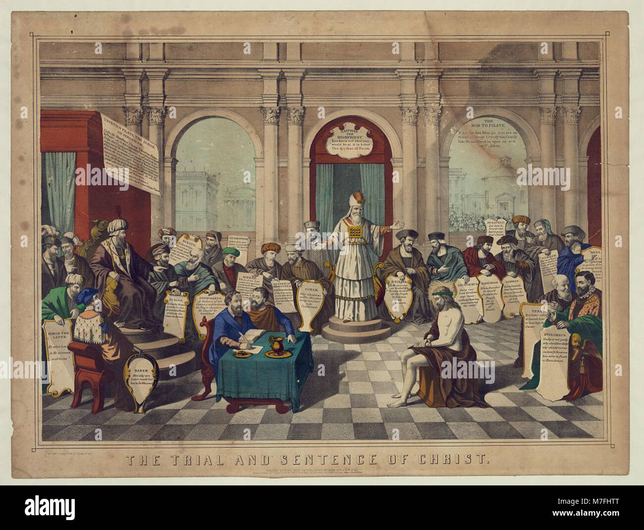 The trial and crucifixion of christ hi-res stock photography and images ...