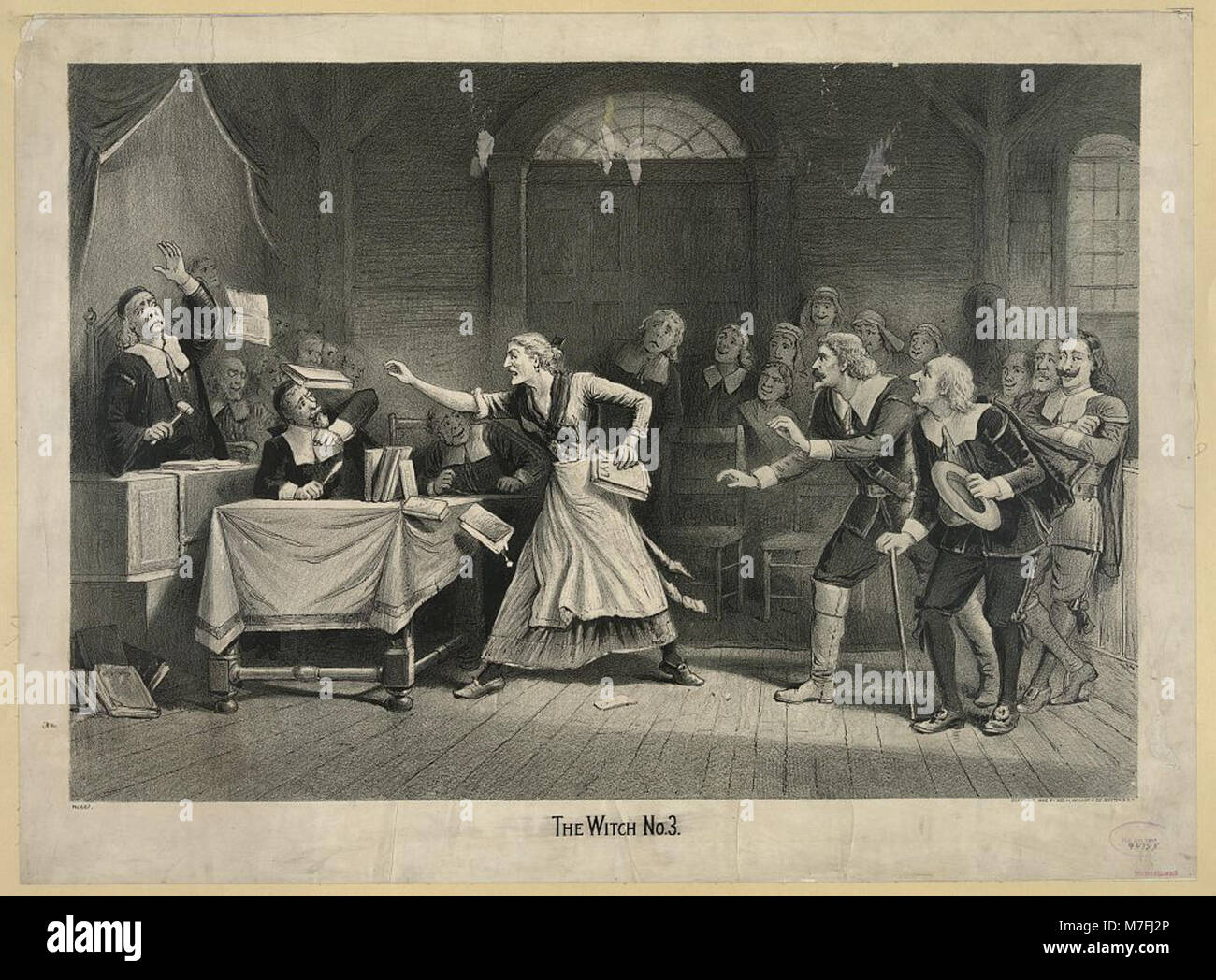 The painting 'The Witch No. 3' by an unknown artist captures a ...