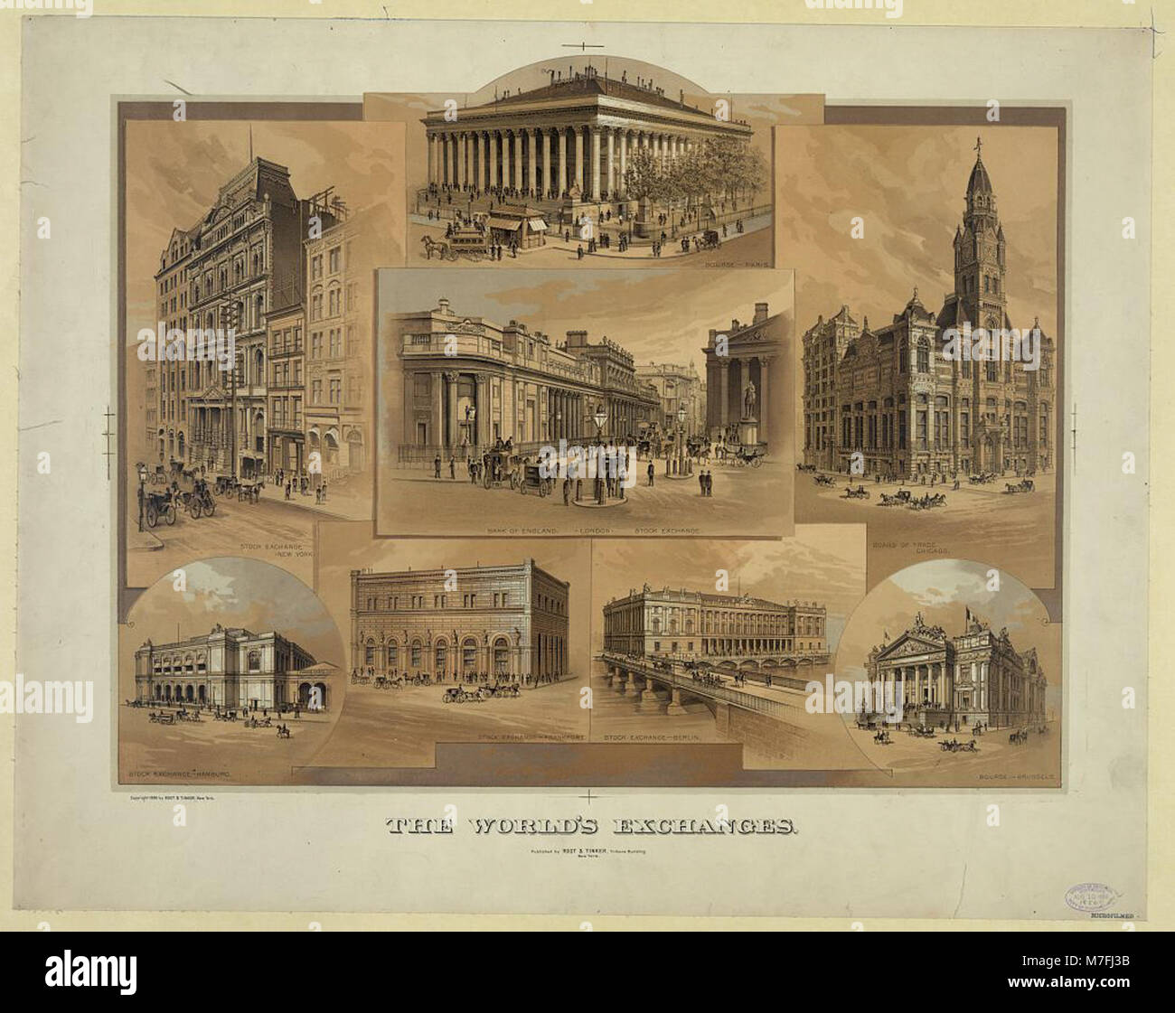 A depiction of global stock exchanges and financial markets ...