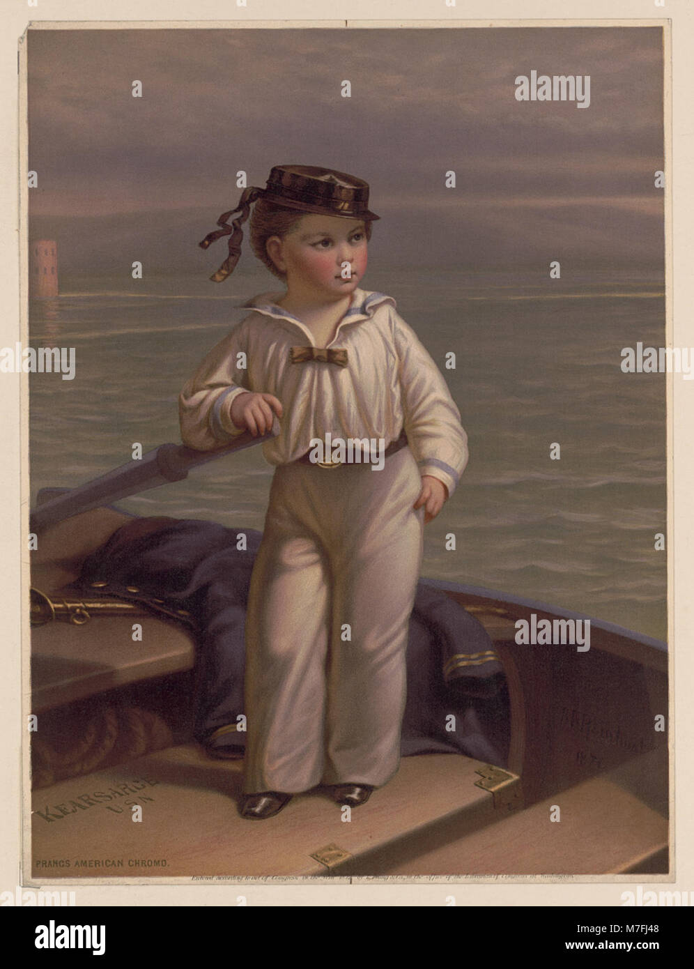 A portrait of a young commodore, likely from the naval or military ...