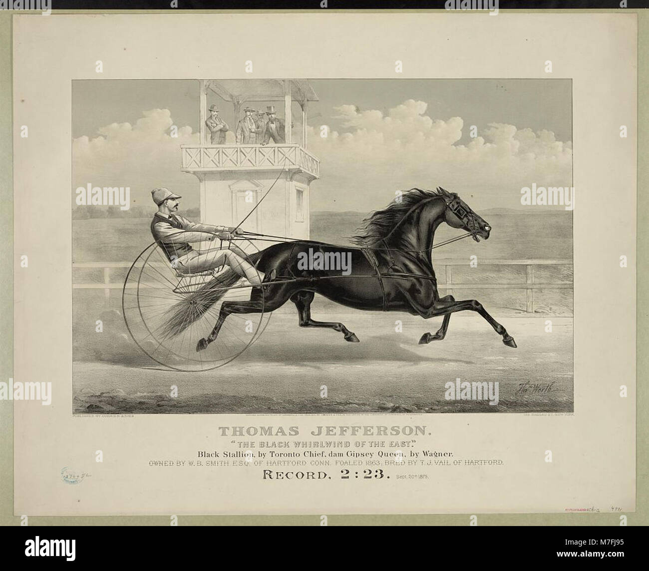 This historical image features Thomas Jefferson, who was famously ...