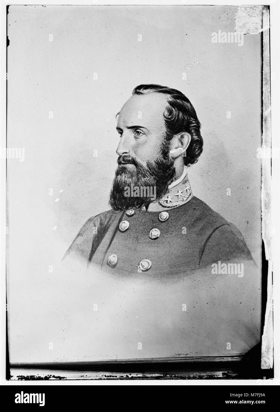 This portrait of Thomas Jonathan 'Stonewall' Jackson, a Confederate ...