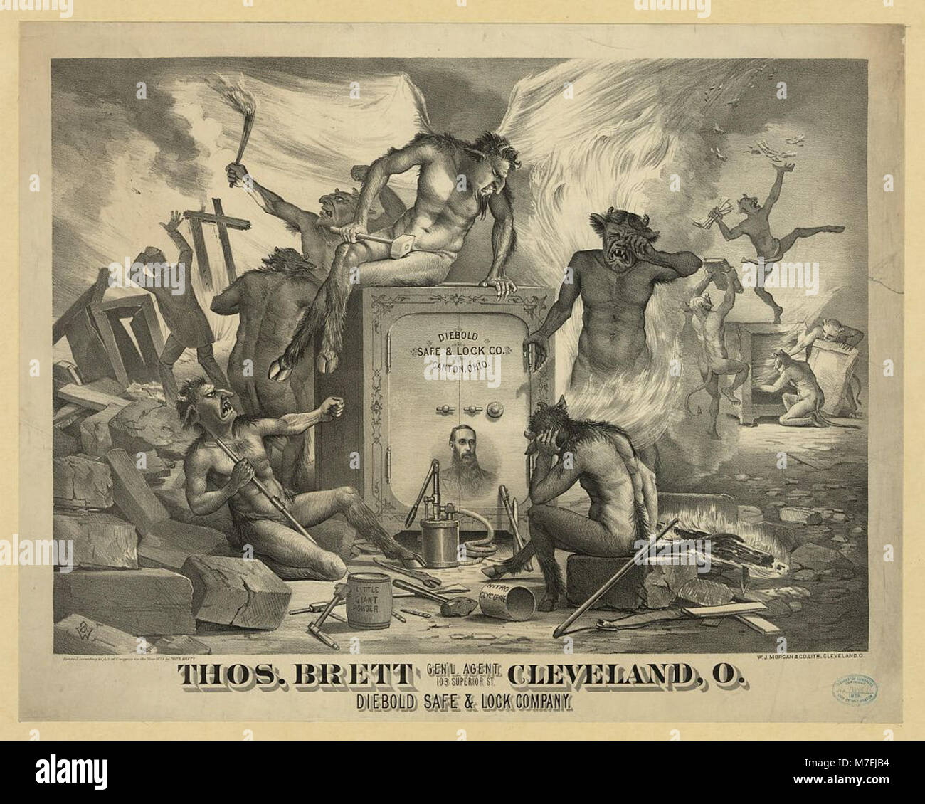 A photograph or advertisement from the O. Diebold Safe & Lock Company ...