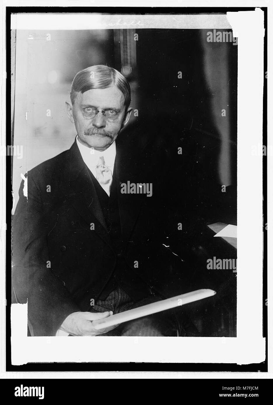 A historical portrait of Thomas R. Marshall, the 28th Vice President of ...