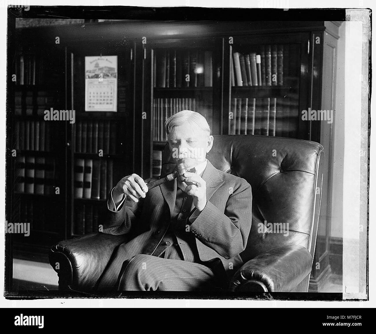 This photograph features Thomas R. Marshall, the 28th Vice President of ...