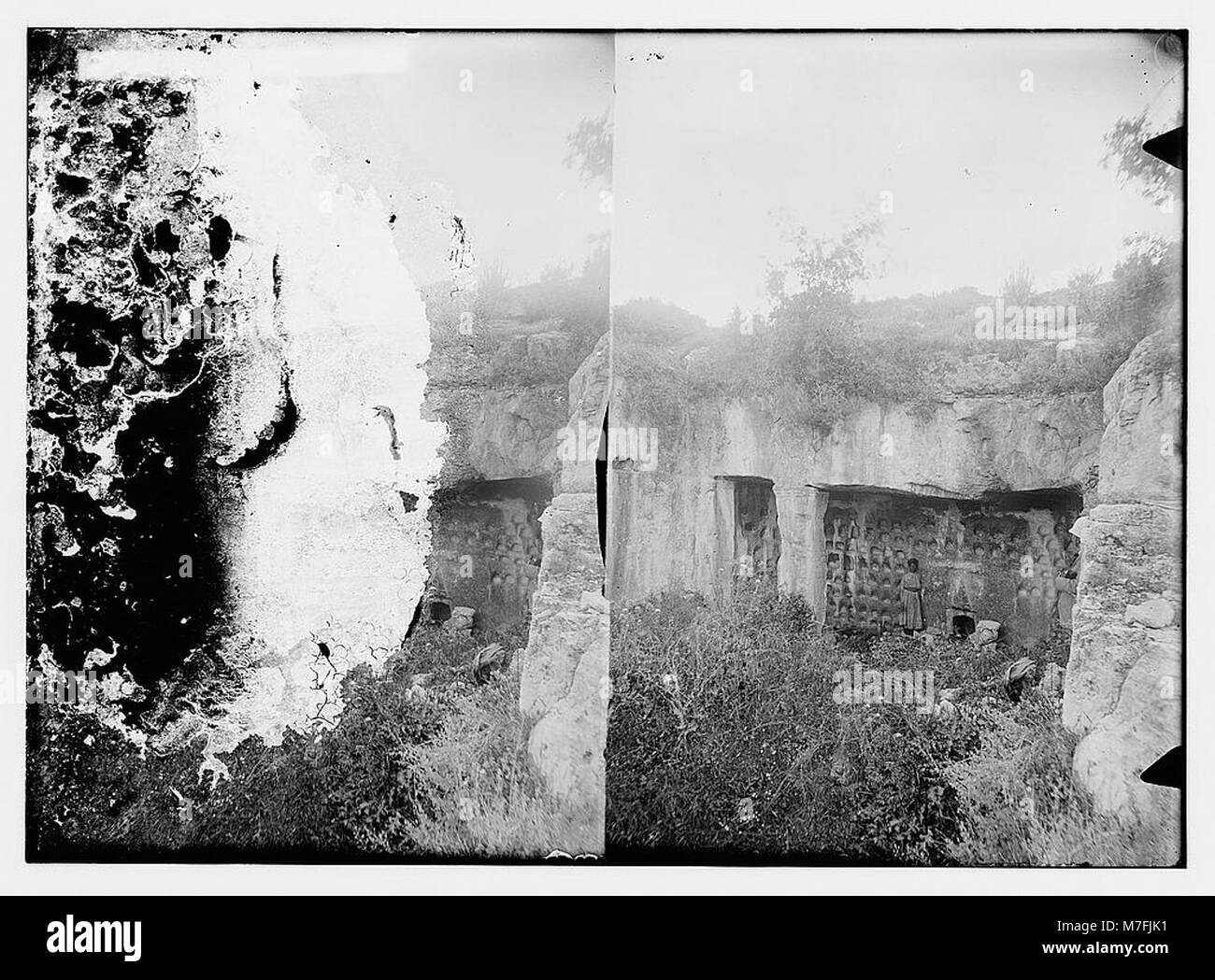 Tibna, north west of Jerusalem, etc. Joshua's Tomb at Tibna. LOC matpc ...