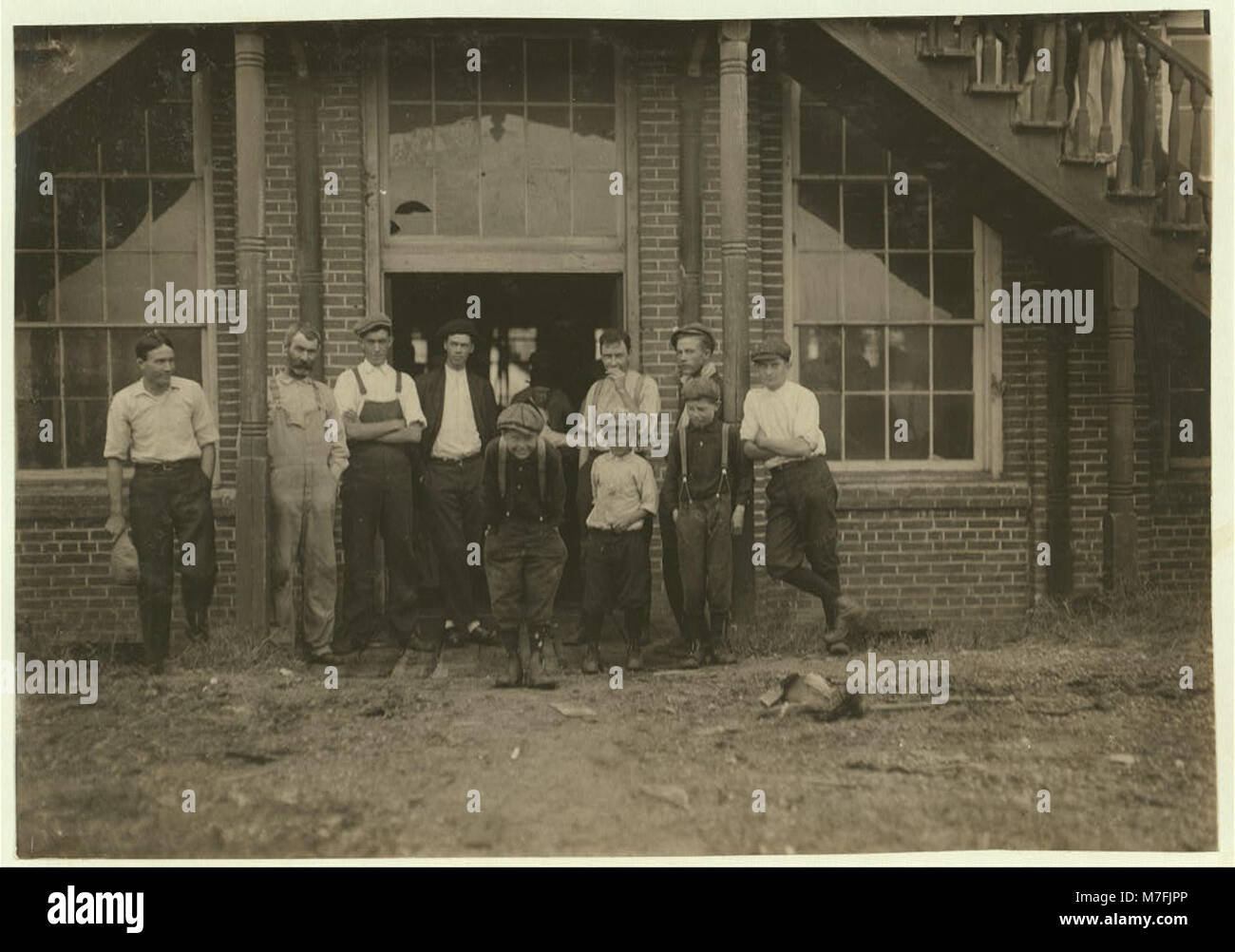 An image from Tolar, Hart, and Holt Mills, capturing children at work ...