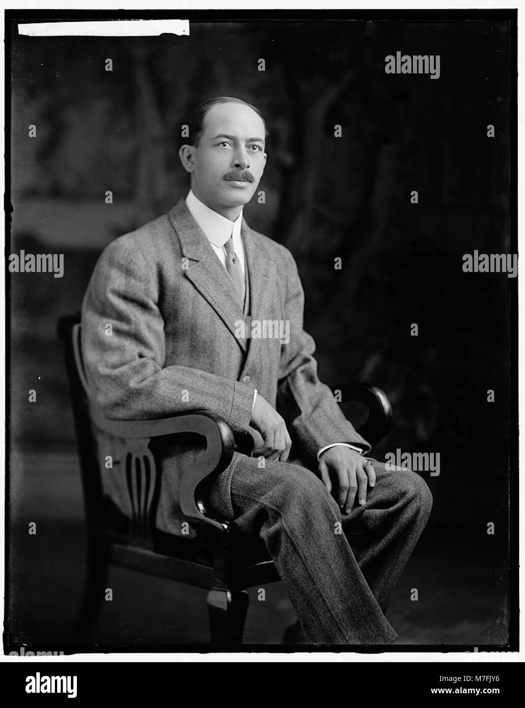 Portrait of R.J. Totten, identified as honorable. The image signifies ...