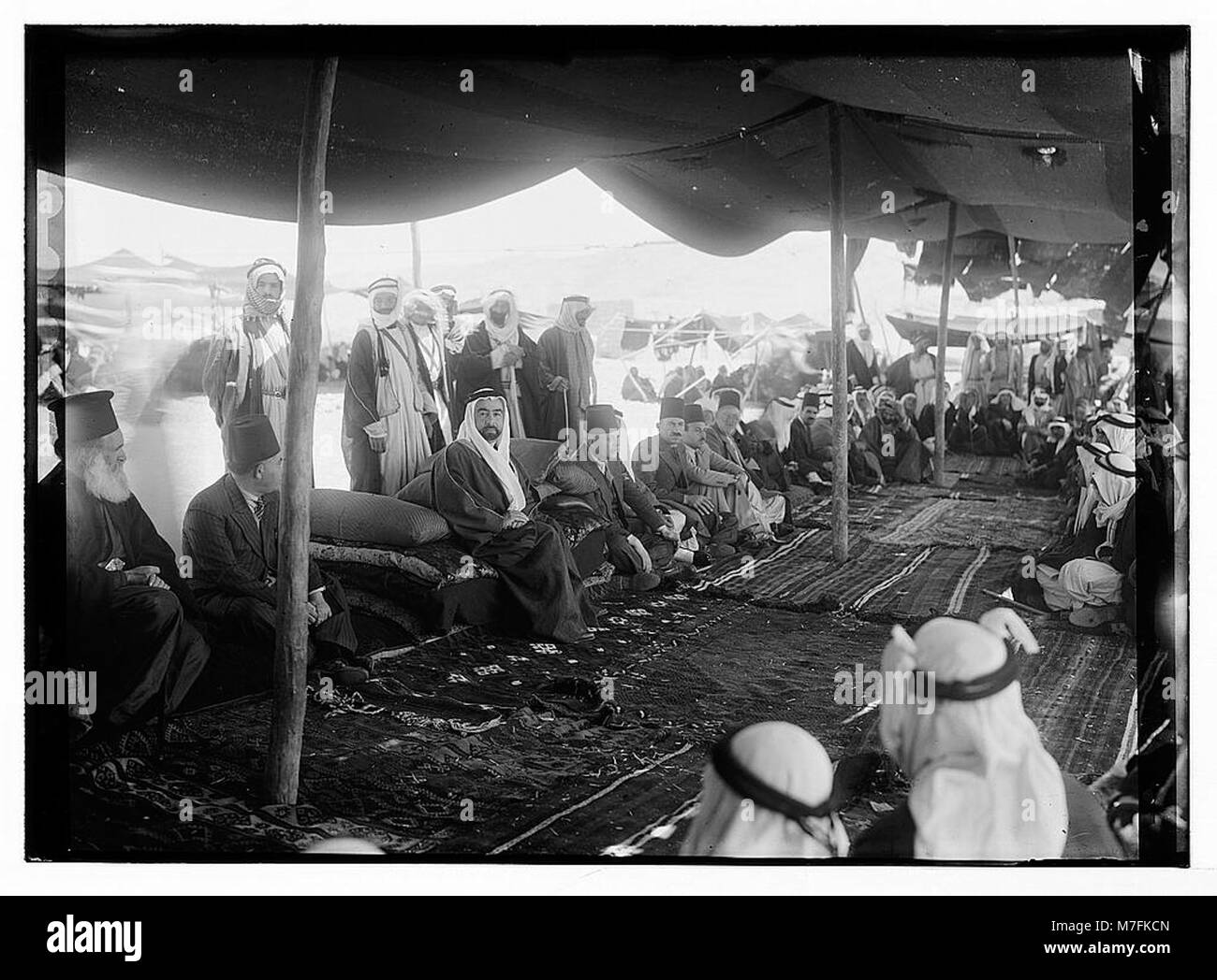 A historical image of Trans-Jordan, now part of Jordan, possibly ...