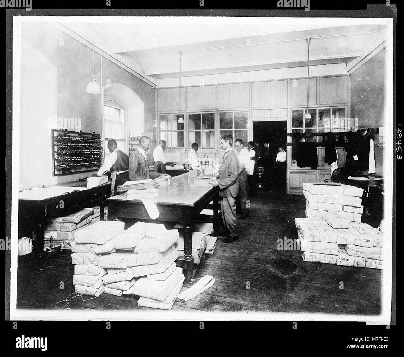 This image showcases the U.S. Treasury's process of packing internal ...