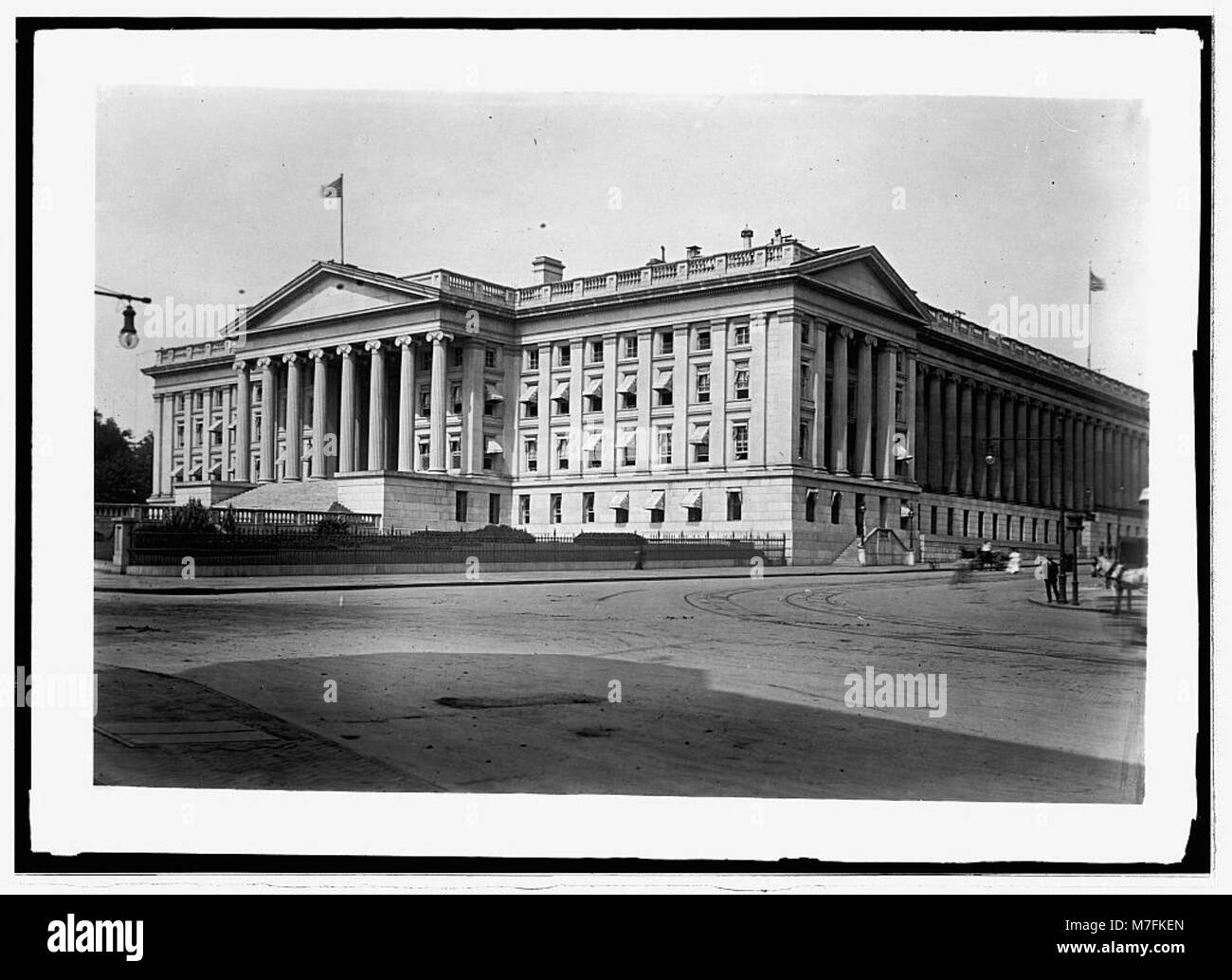 An image of the U.S. Treasury Department, showcasing the building's ...