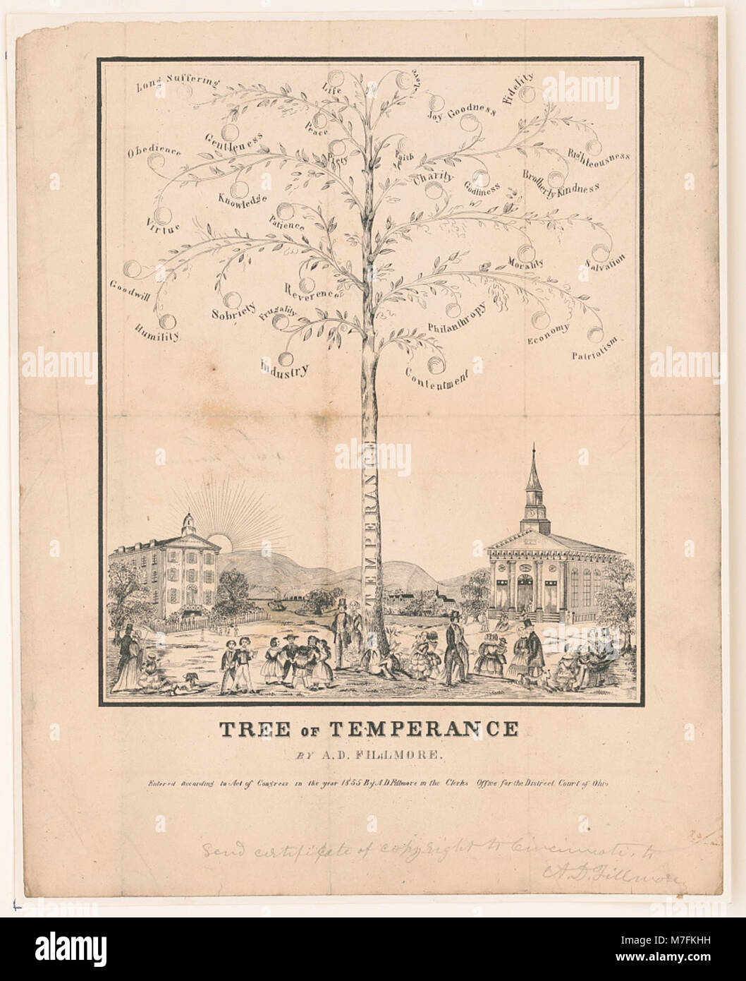 The Tree of Temperance symbolizes the movement promoting moderation ...