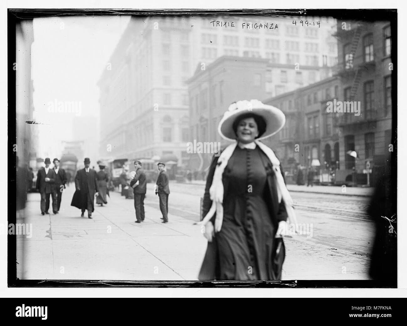 This portrait of Trixie Friganza, a famous American actress and singer ...