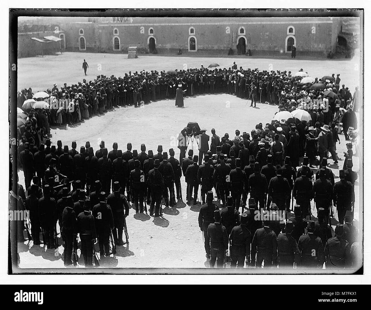 This image shows a Turkish military officer during World War I ...