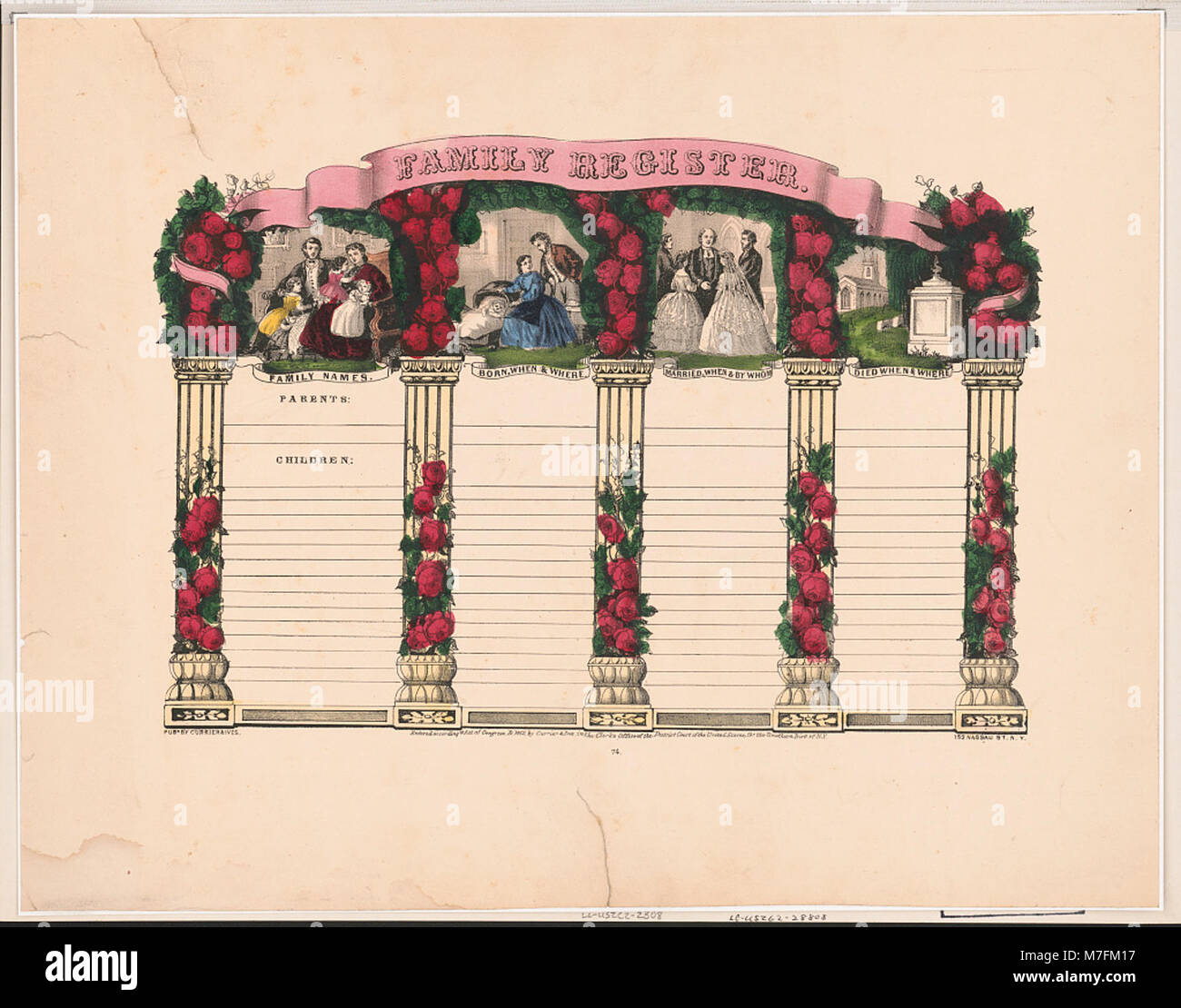 The family register is a genealogical record documenting family history ...