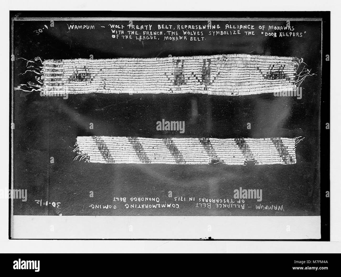 Wampum belts hi-res stock photography and images - Alamy