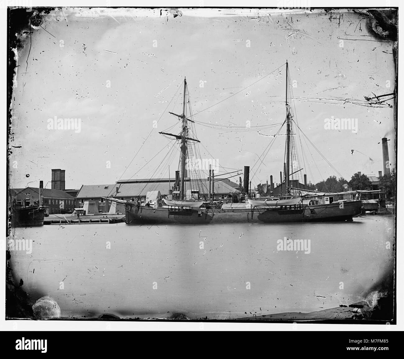 The U.S.S. Polaris, an important vessel in the U.S. Navy, is shown at ...
