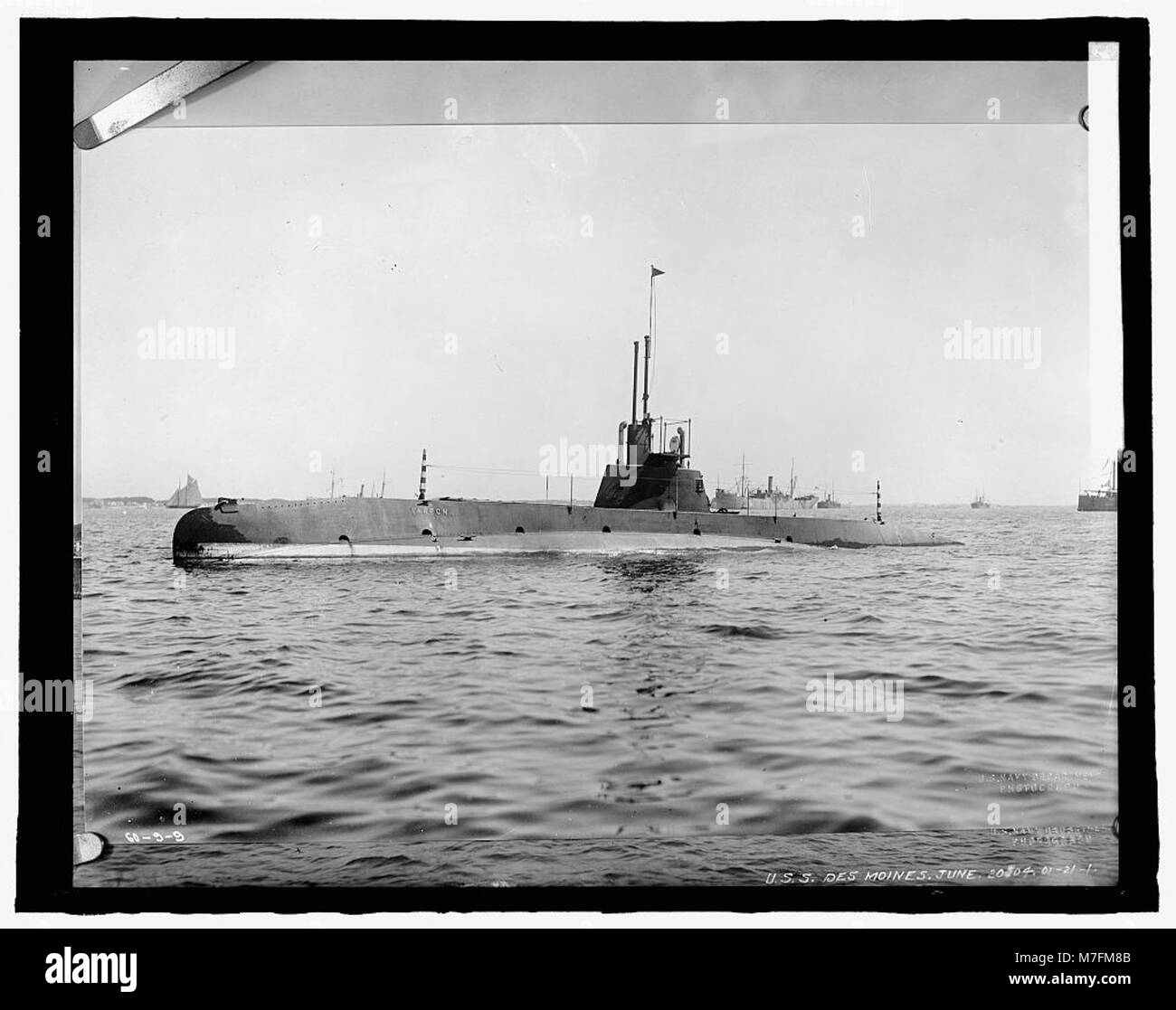 The U.S.S. Tarpon, a notable submarine in U.S. naval history, captured ...