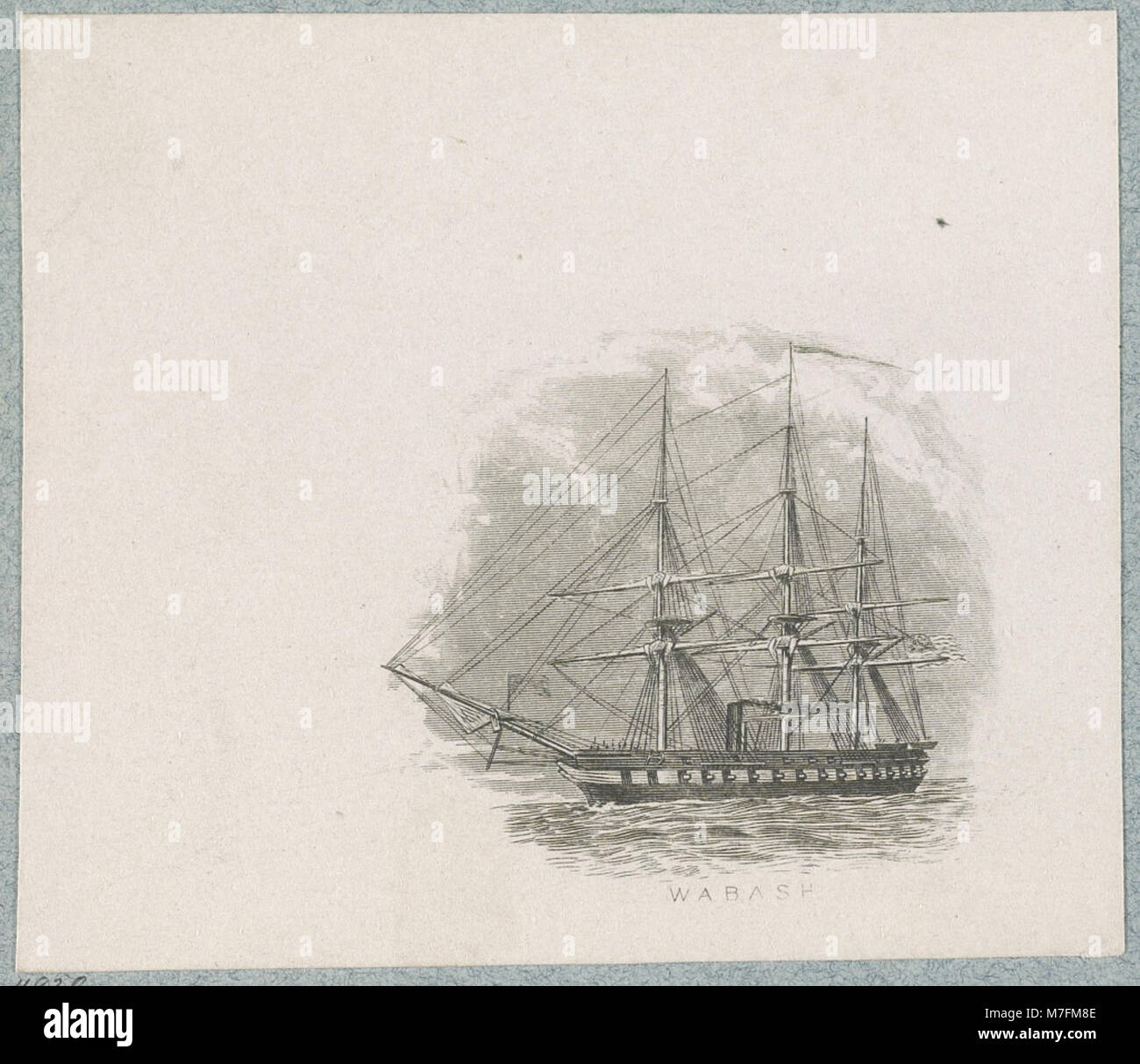 The USS Wabash, a historic naval vessel of the United States Navy, used ...