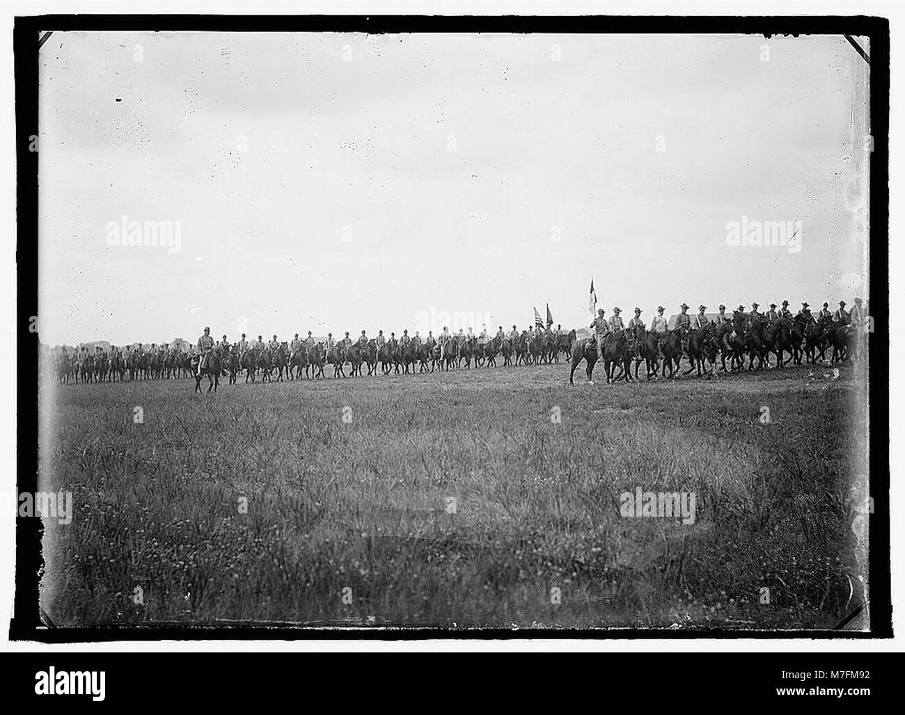 A photo showing soldiers of the 15th U.S. Cavalry, capturing their role ...