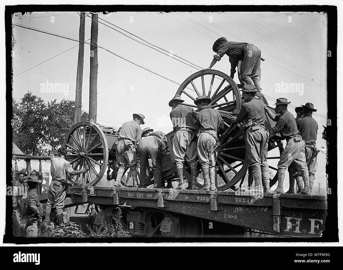 A photograph depicting the U.S. Army in action, transporting troops and ...