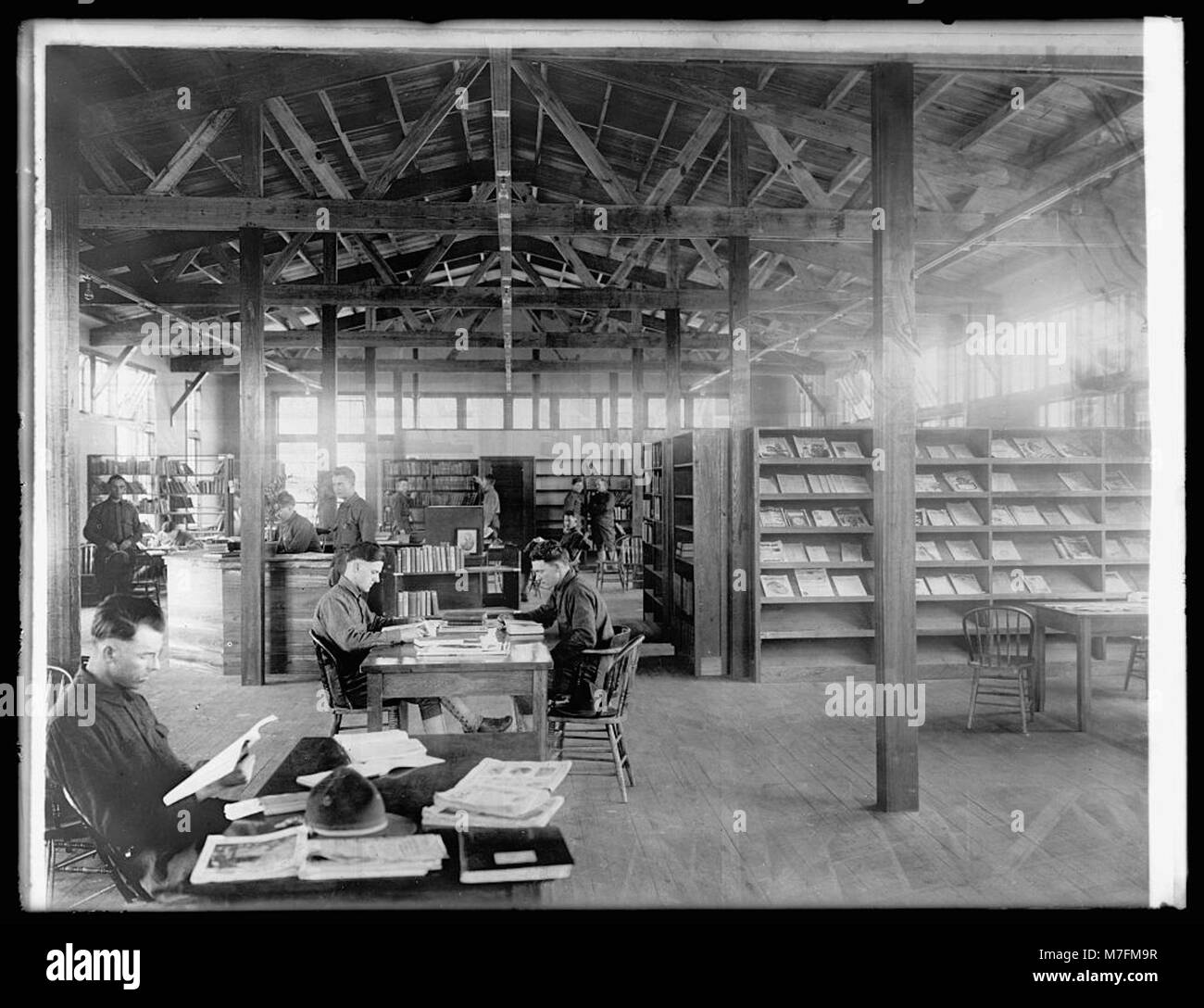 The U.S. Army's Y.M.C.A. Reading Room offered soldiers a place for ...