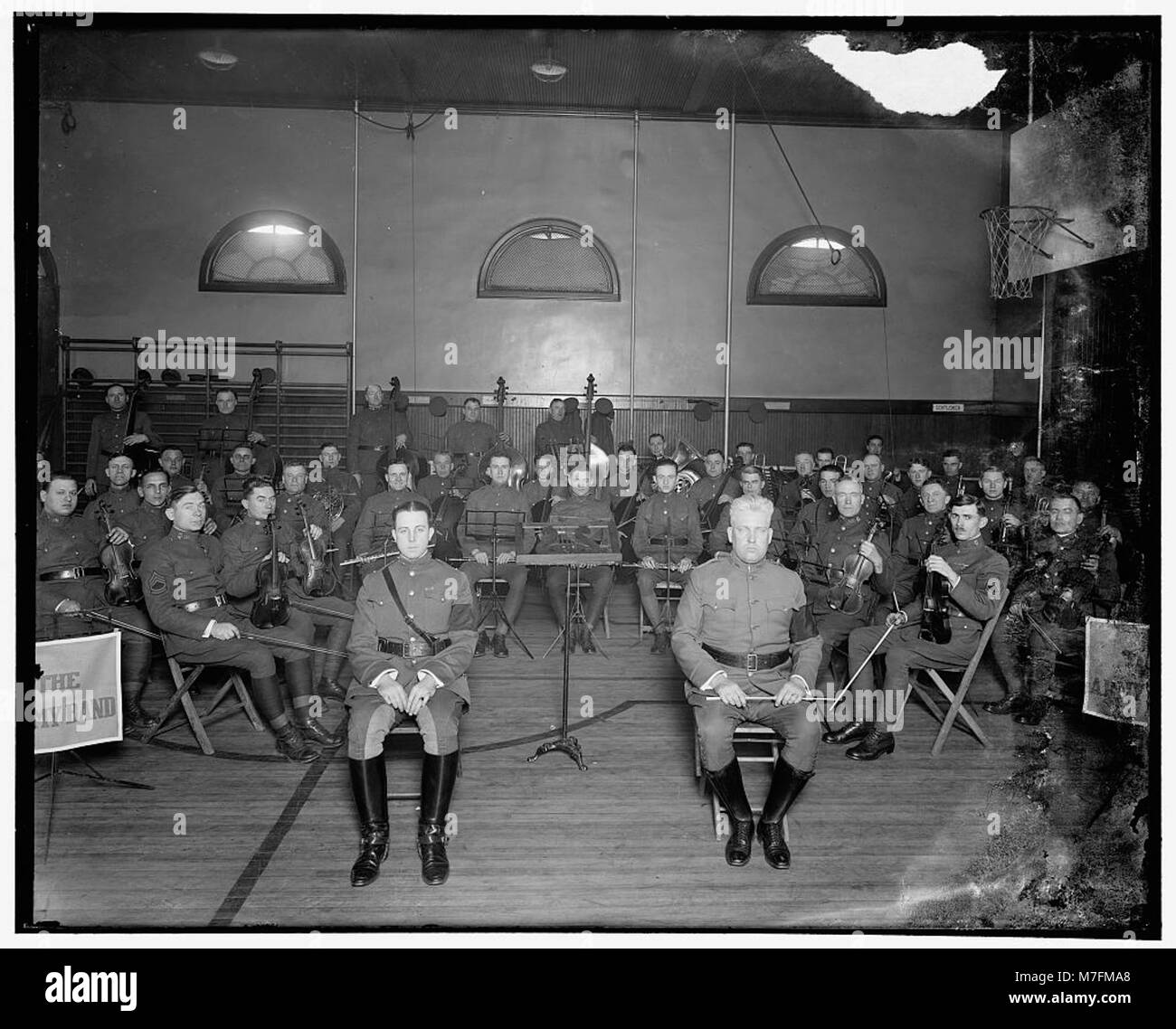 A photograph of the U.S. Army Band, a distinguished musical ensemble of ...