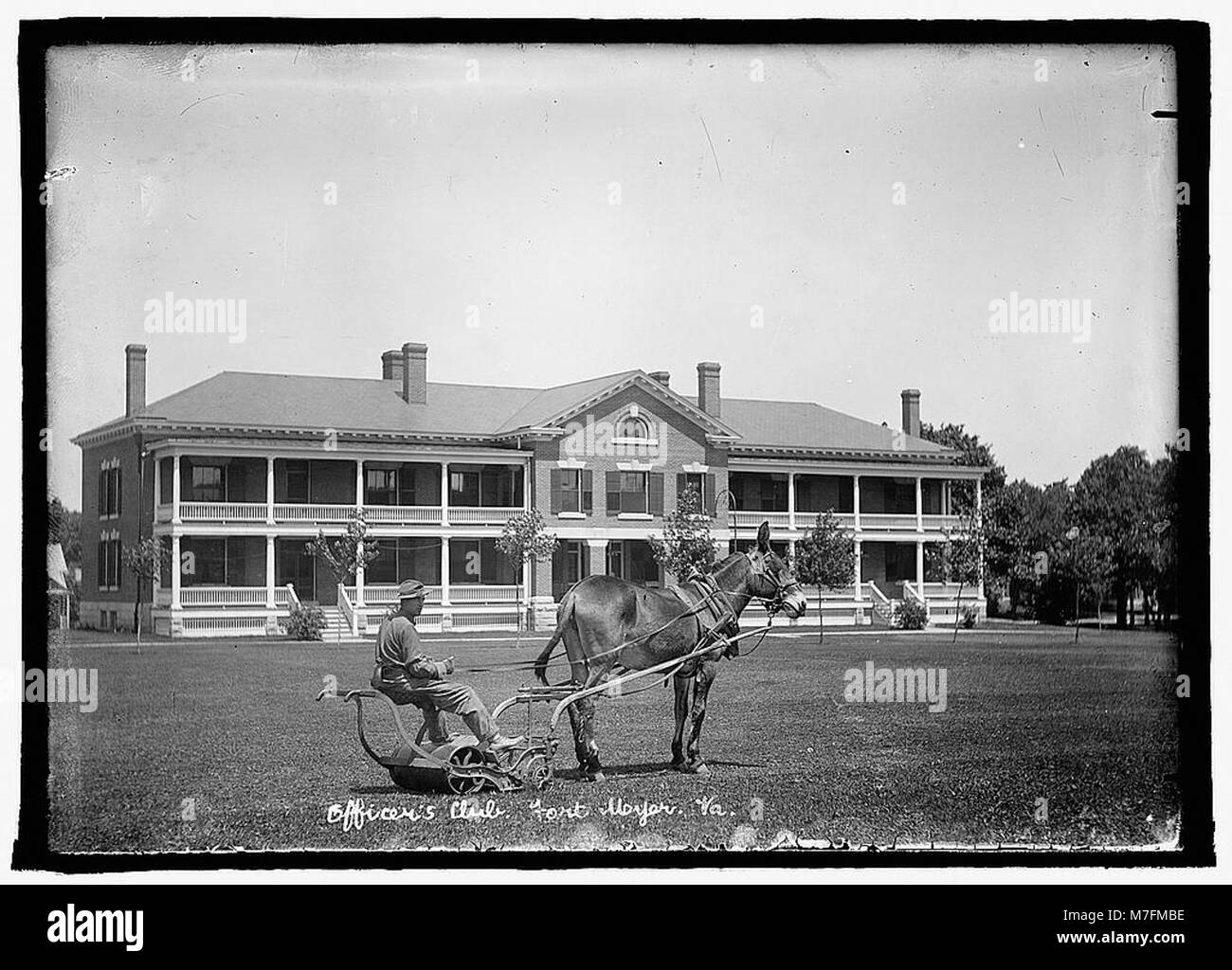 This photograph shows the U.S. Army Officers Club located at Fort Myer ...