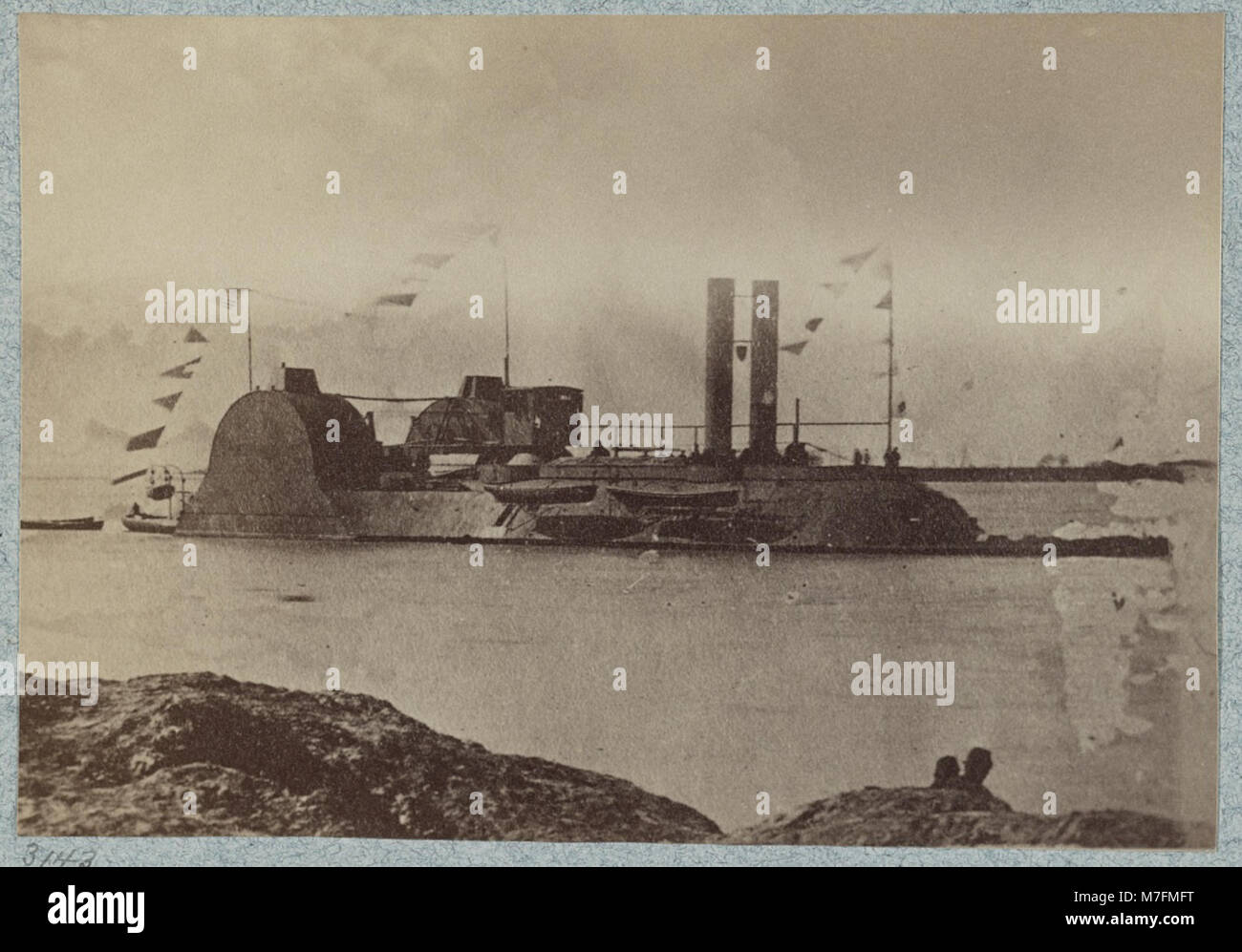 An image of the U.S. gunboat Lafayette, highlighting its design and ...