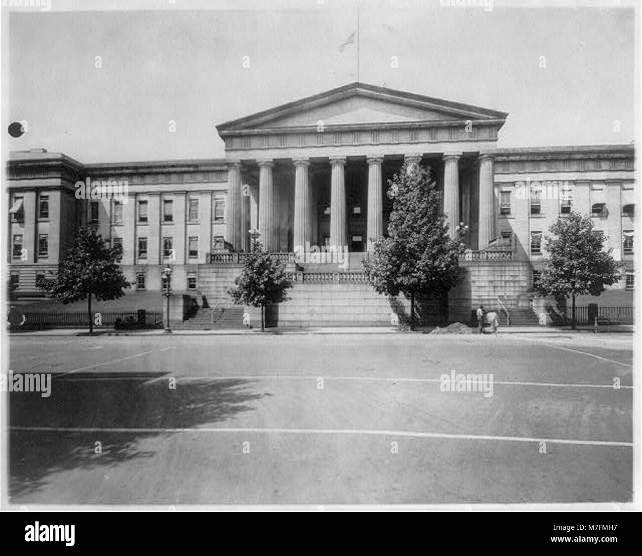 A photograph of the U.S. Patent Office building in Washington, D.C ...