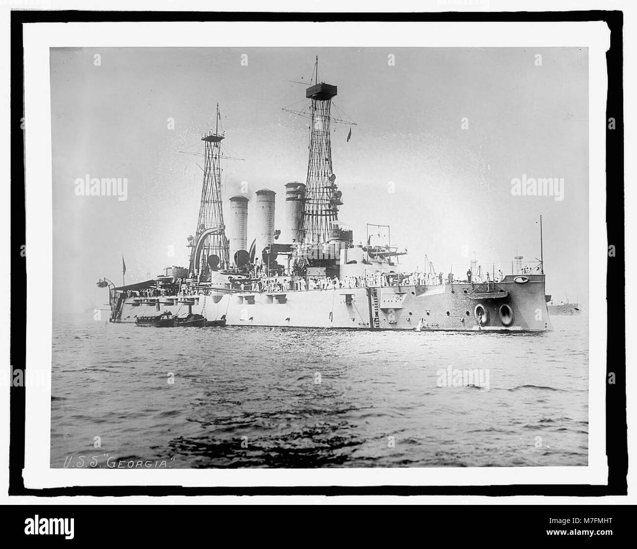 The U.S. Ship Georgia, a notable vessel in the U.S. Navy's fleet ...