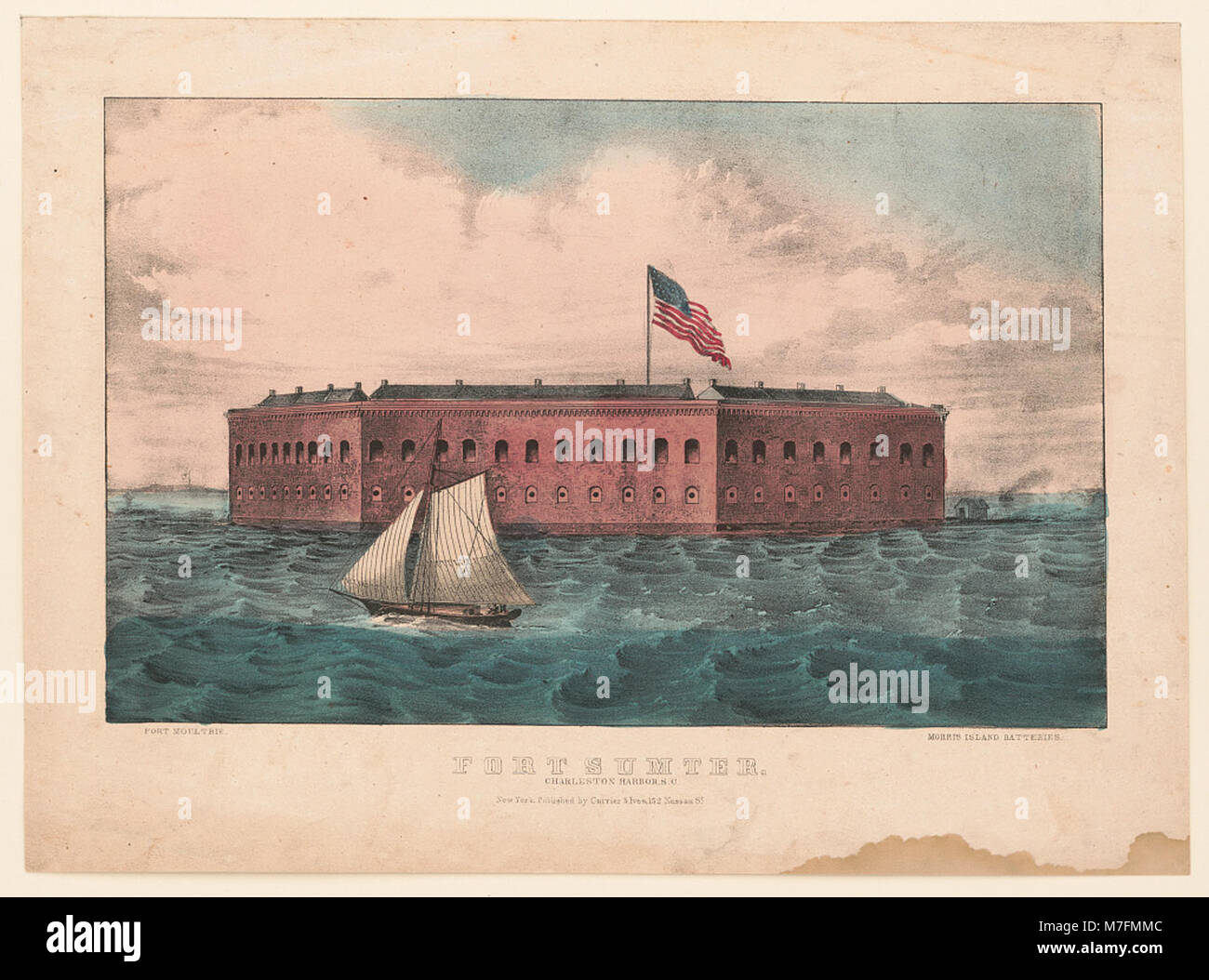 Vintage photo of fort sumter hi-res stock photography and images - Alamy