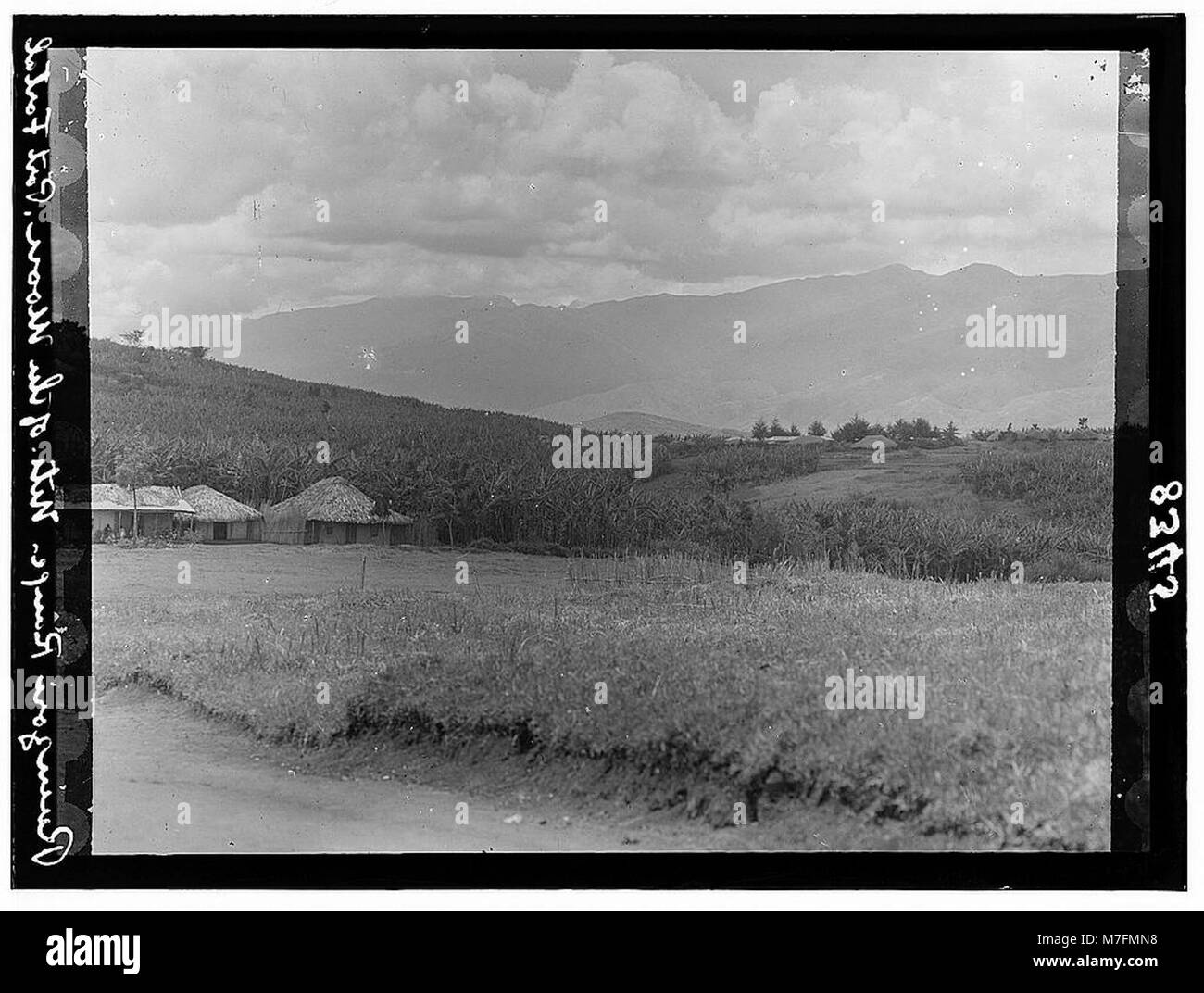 This telephoto image captures the Ruwenzori Range, also known as the ...