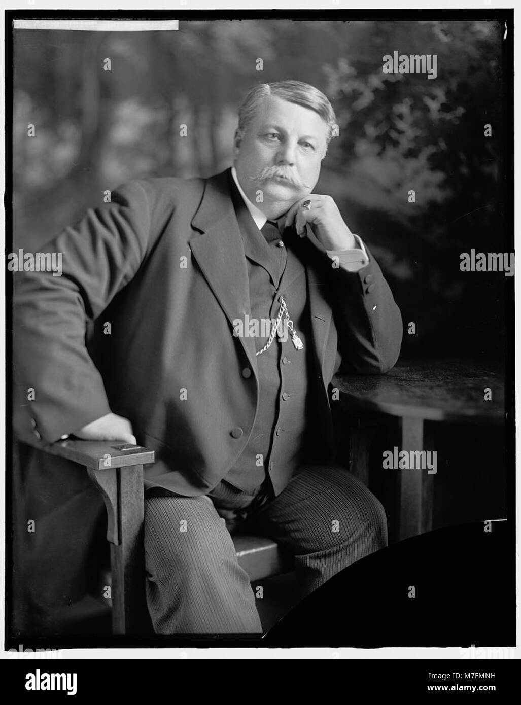 A portrait of General George Uhler, likely a military figure, captured ...