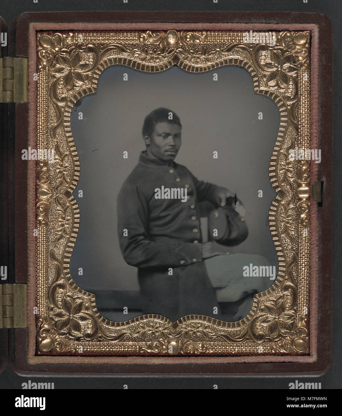 Unidentified African American soldier in Union uniform LCCN2011661479 ...