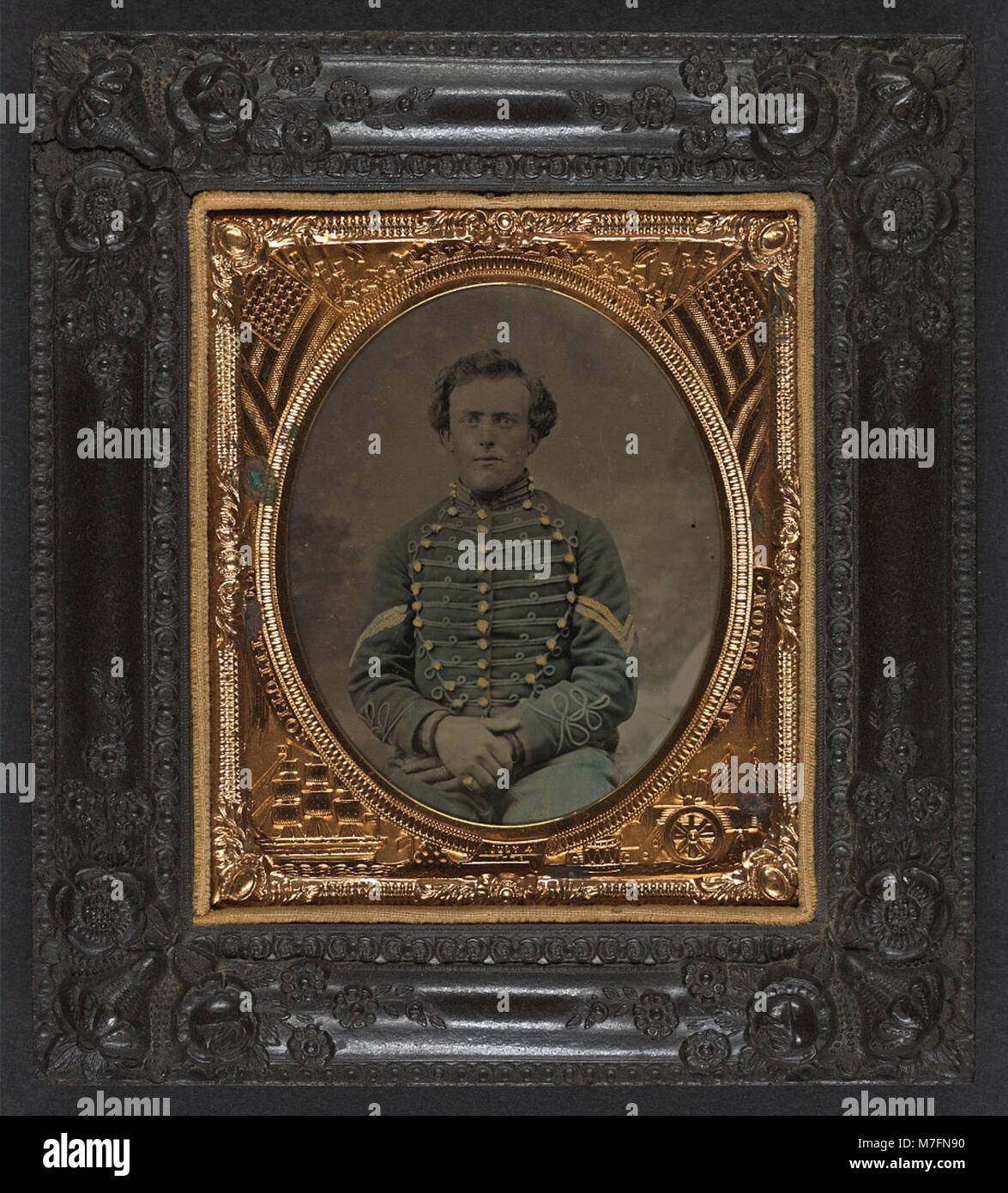 An image of an unidentified soldier from the 3rd New Jersey Cavalry ...