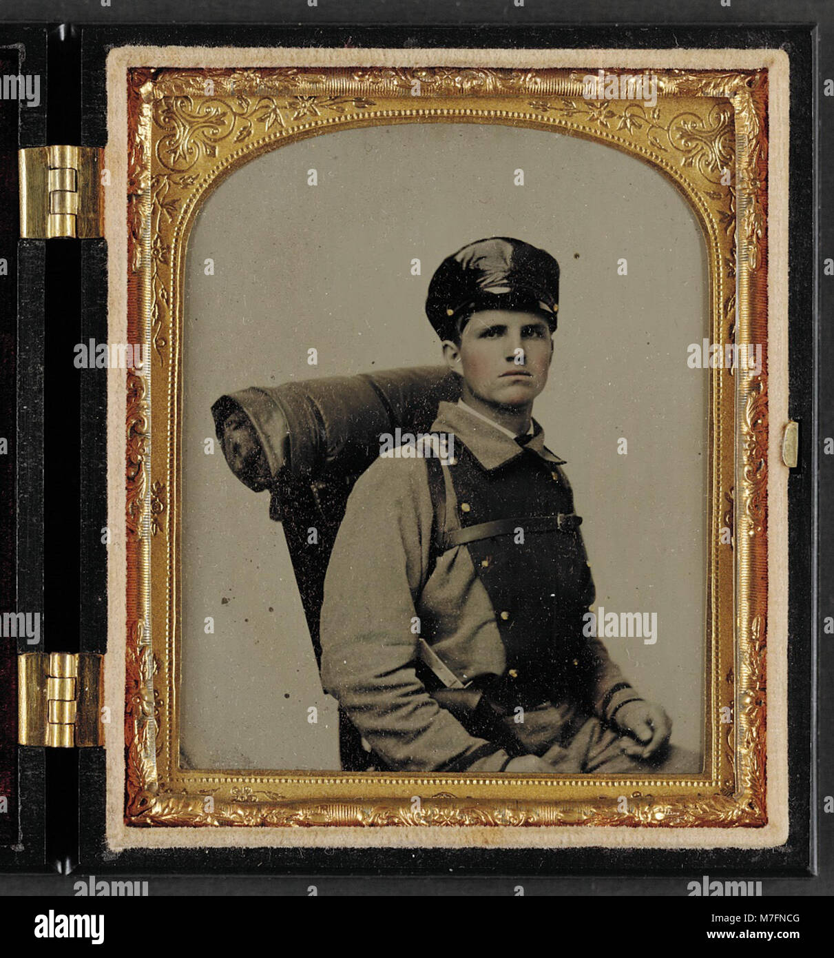 An unidentified soldier from the 11th Virginia Regiment during the ...