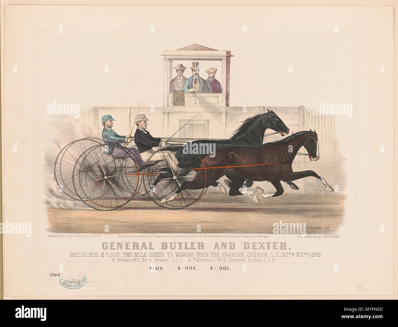 An event featuring General Butler and Dexter in a two-mile race for a ...