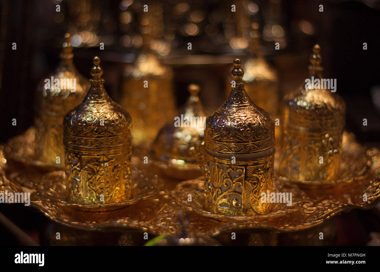 Traditional ottoman coffee cups hi-res stock photography and images - Alamy