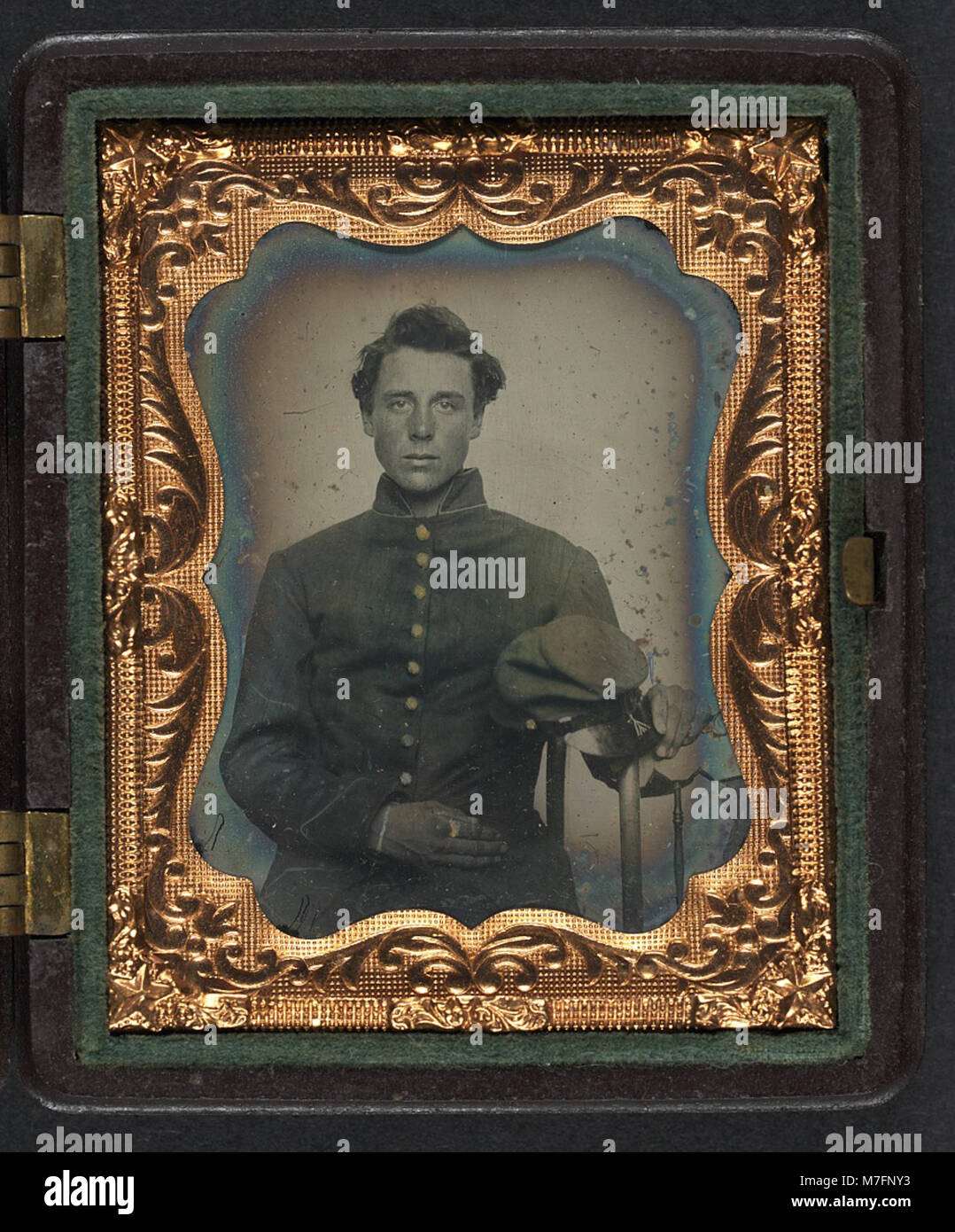 This image shows an unidentified Union soldier during the American ...