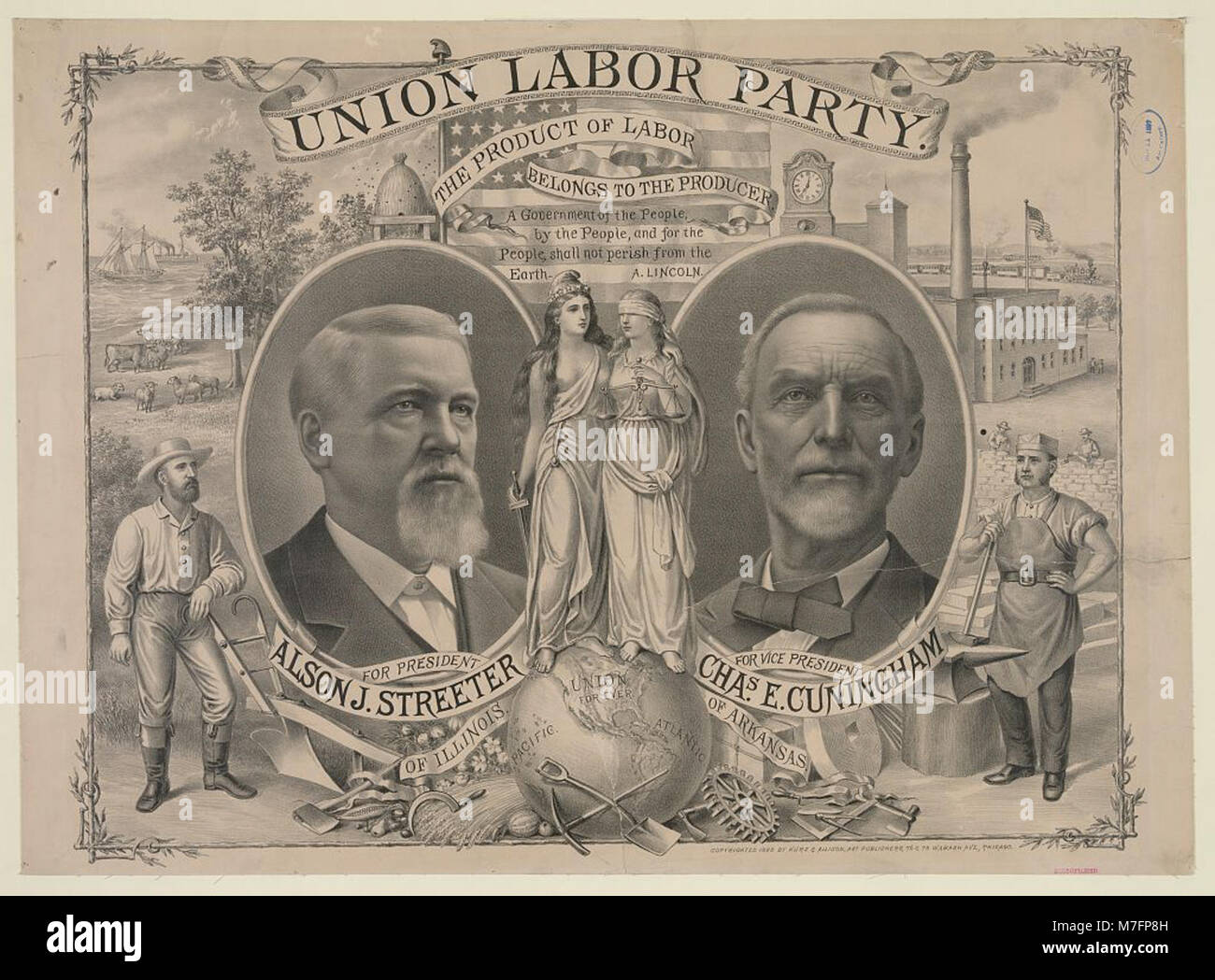 Labor unions 19th century hi-res stock photography and images - Alamy