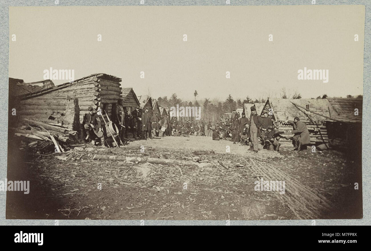 A historical photograph of Union soldiers during the American Civil War ...