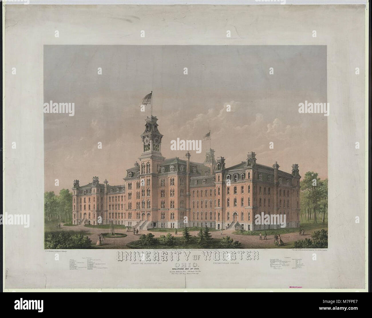 The University of Wooster in Ohio, founded in 1866 under the ...