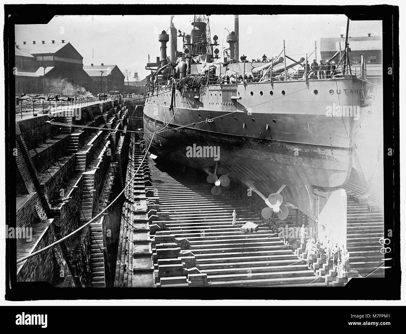 The U.S.S. Utah was a battleship commissioned in the early 20th century ...